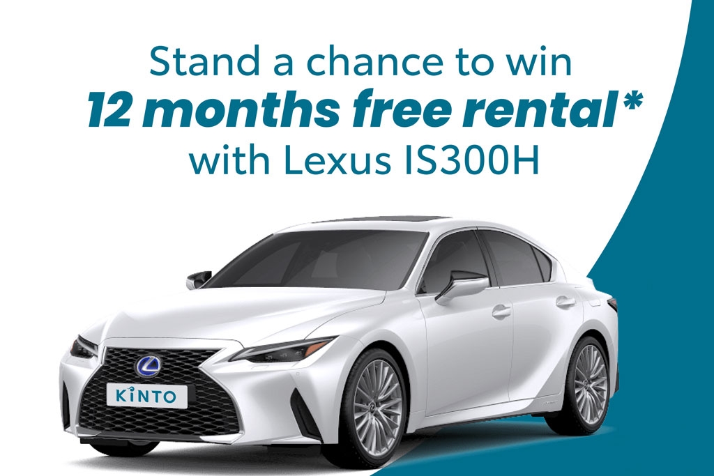 Win a year with the Lexus IS300h with KINTO One! - Sgcarmart