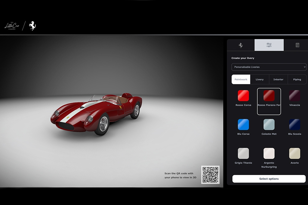 The Ferrari Testa Rossa J gets its own configurator - Sgcarmart