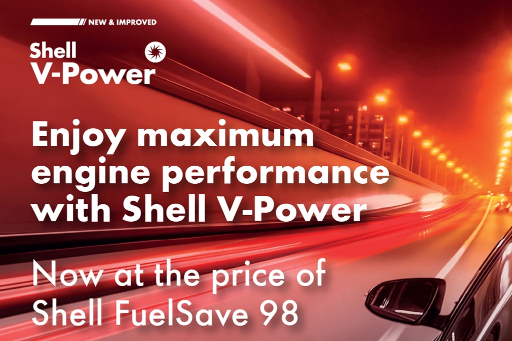 Shell V-Power to go at the price of Shell FuelSave 98 - Sgcarmart
