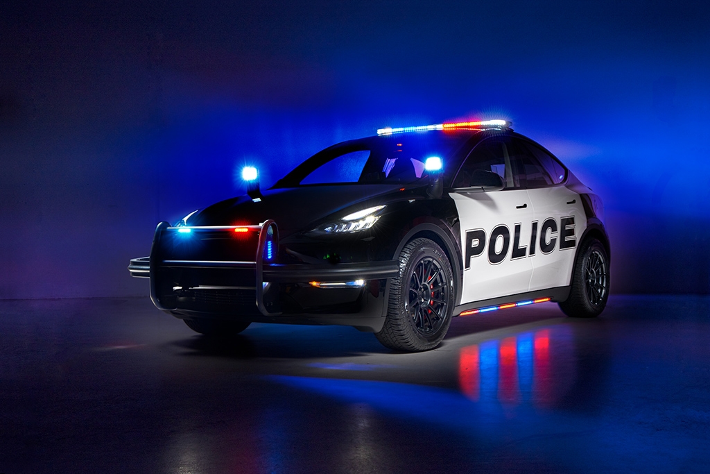 Unplugged Performance unveils a Model Y-based police vehicle - Sgcarmart