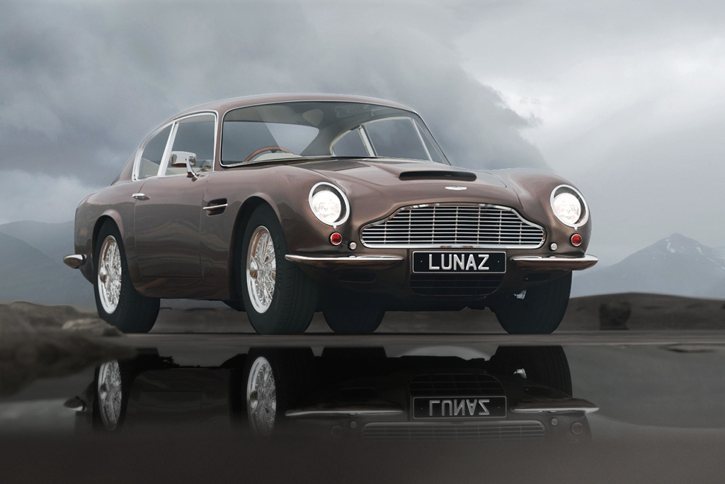 Lunaz unveils new DB6-based design study - Sgcarmart