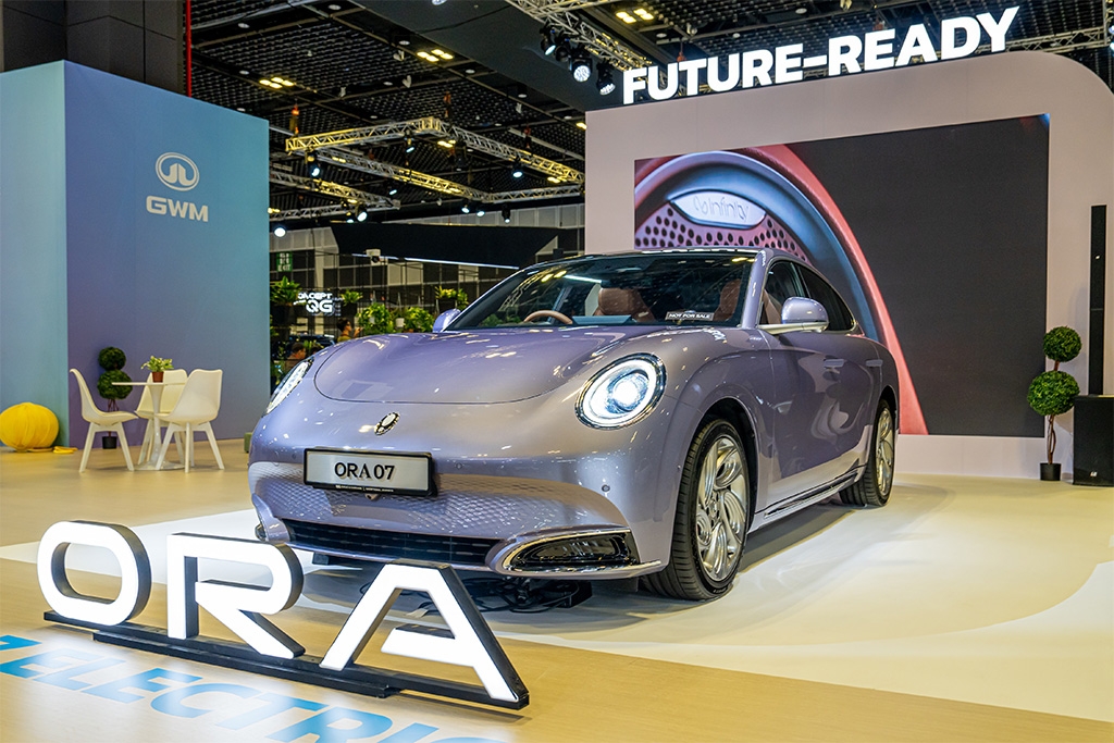 Retro-futuristic ORA 07 coupe showcased at 2024 Motor Show - Sgcarmart