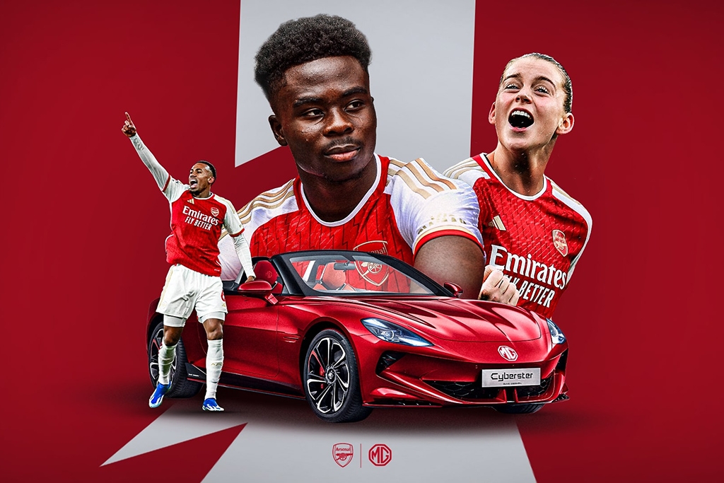 MG joins forces with Arsenal football club - Sgcarmart