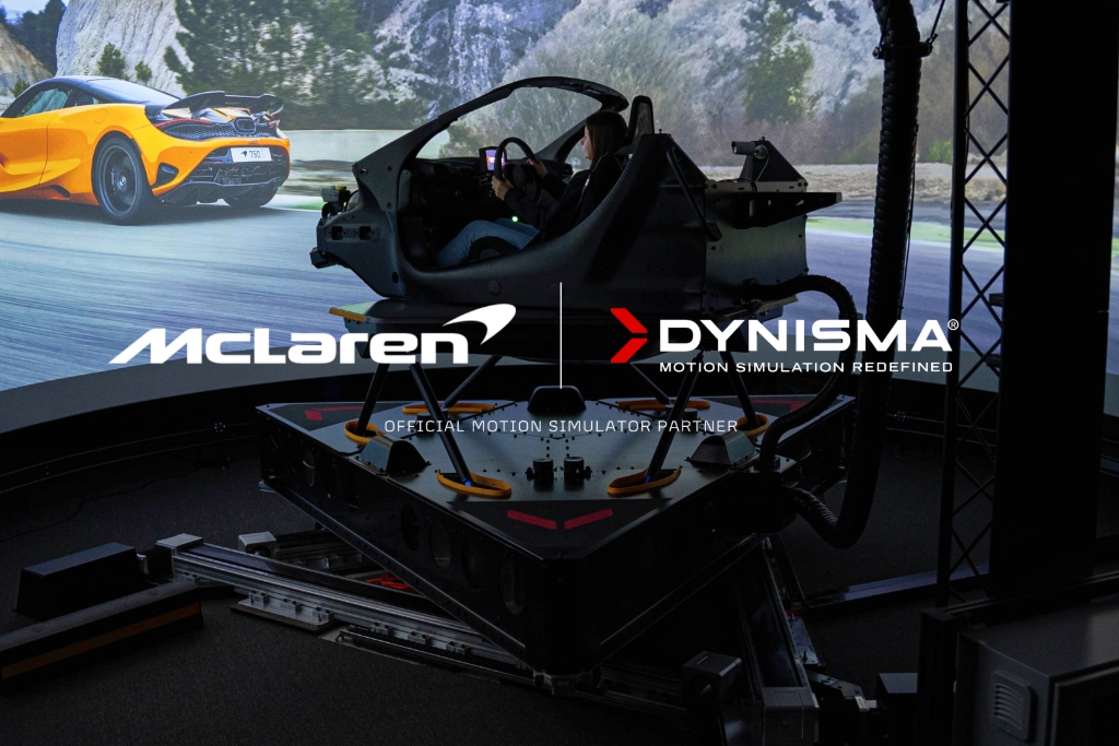 Dynisma becomes McLaren's Official Motion Simulator Partner - Sgcarmart