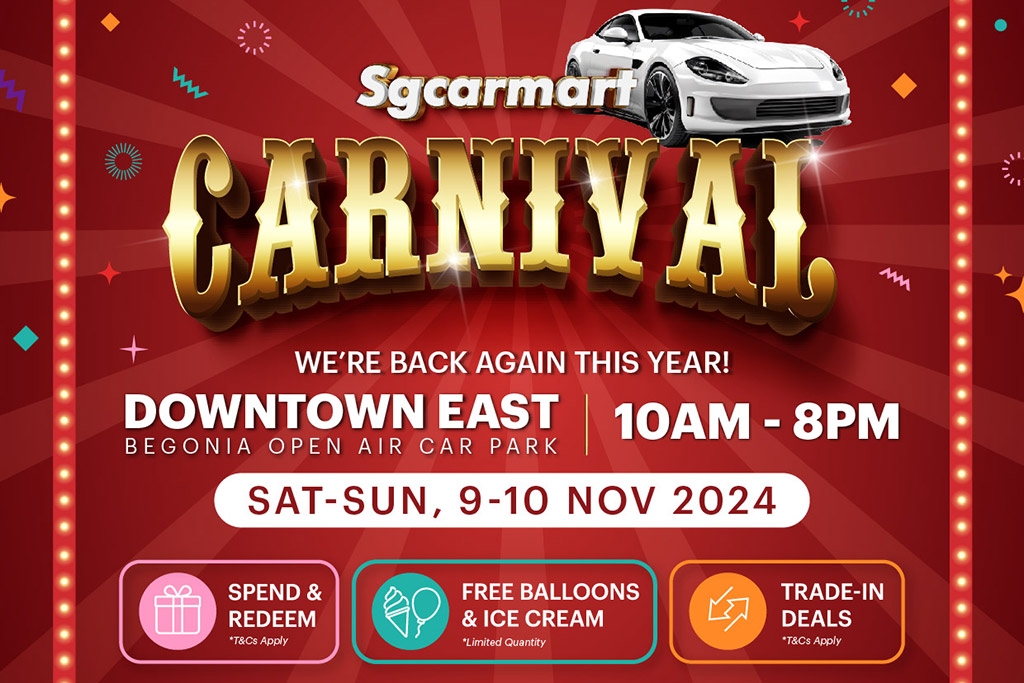 Sgcarmart Carnival to be held at Downtown East in November - Sgcarmart