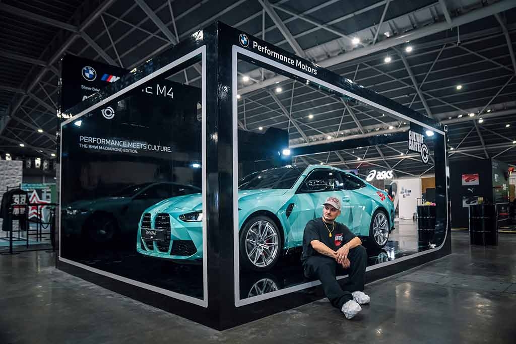 PML and Nicky Diamonds unveil bespoke M4 car wrap - Sgcarmart