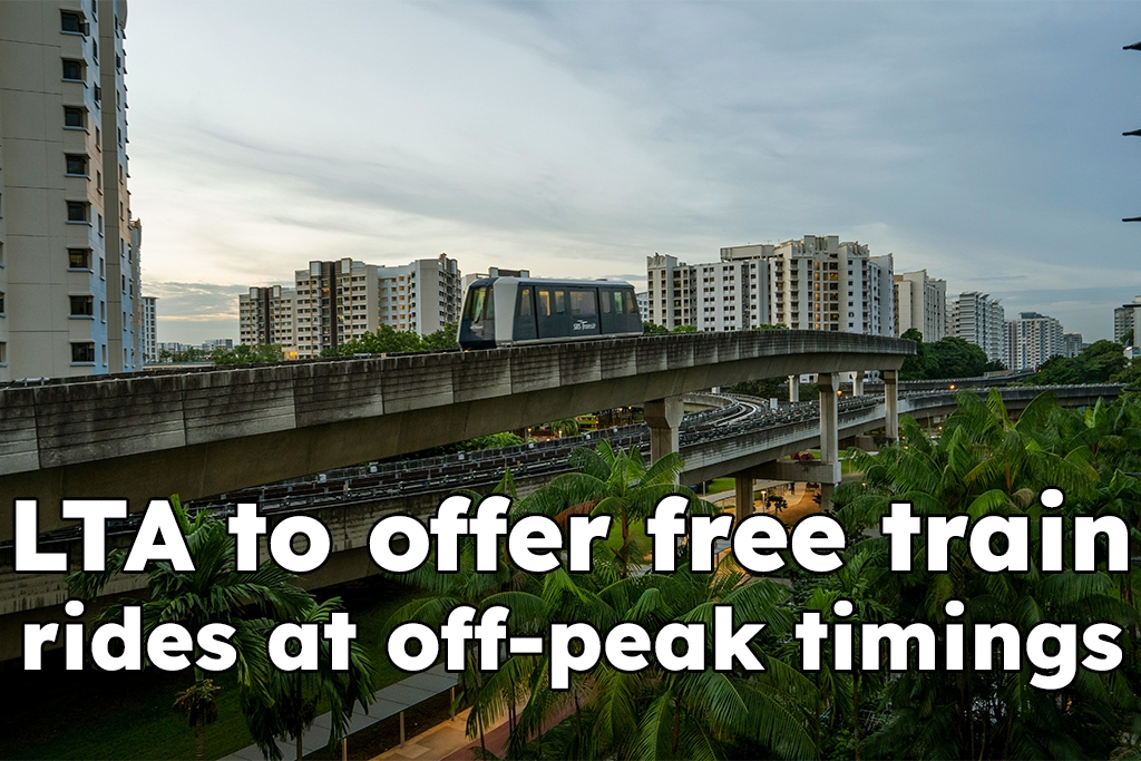 LTA to offer free train rides at off-peak timings - Sgcarmart