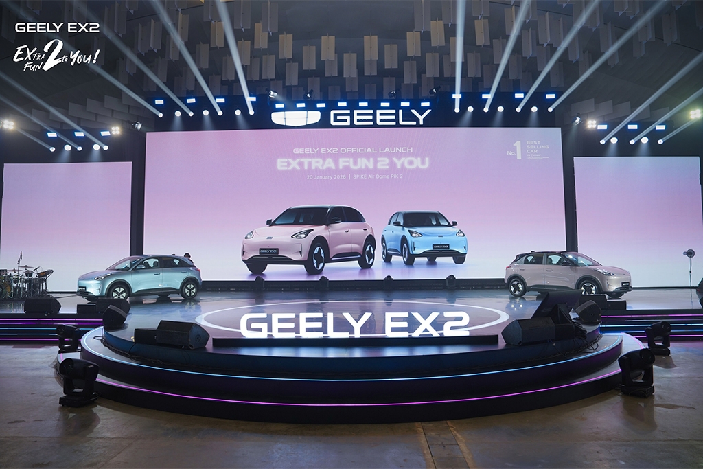 Geely launches the EX2 in Indonesia - Sgcarmart