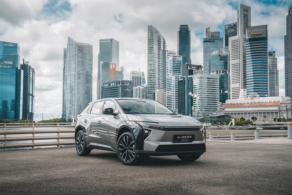 Toyota launches the bZ4X BEV in Singapore - Sgcarmart
