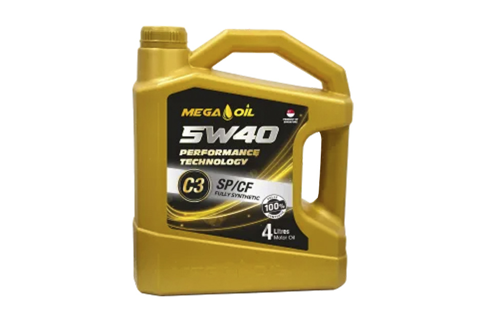 Mega Oil Fully Synthetic 5W40 C3 Vehicle Servicing Package