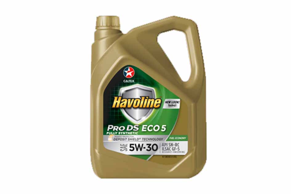 Caltex Havoline ProDS Fully Synthetic ECO 5 SAE 5W-30 Vehicle Servicing ...