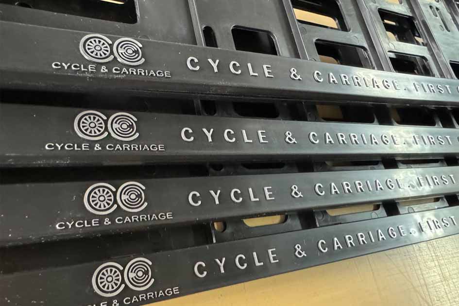 Chuan Heng Vehicle Plate Holders (Cycle & Carriage Emblem) Bodykits ...