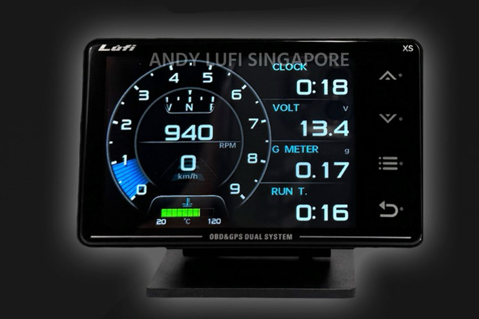 Lufi XS OBD Display Gauge Car Interior | Shop on Sgcarmart